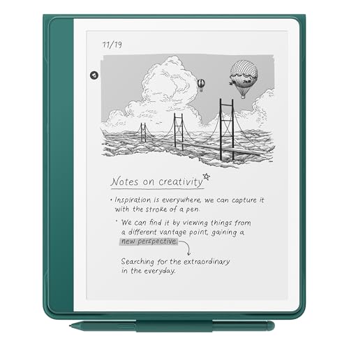 Introducing All-New Plant-Based Leather Folio Cover with Magnetic Attach, Designed with Sustainability in Mind for New Amazon Kindle Scribe