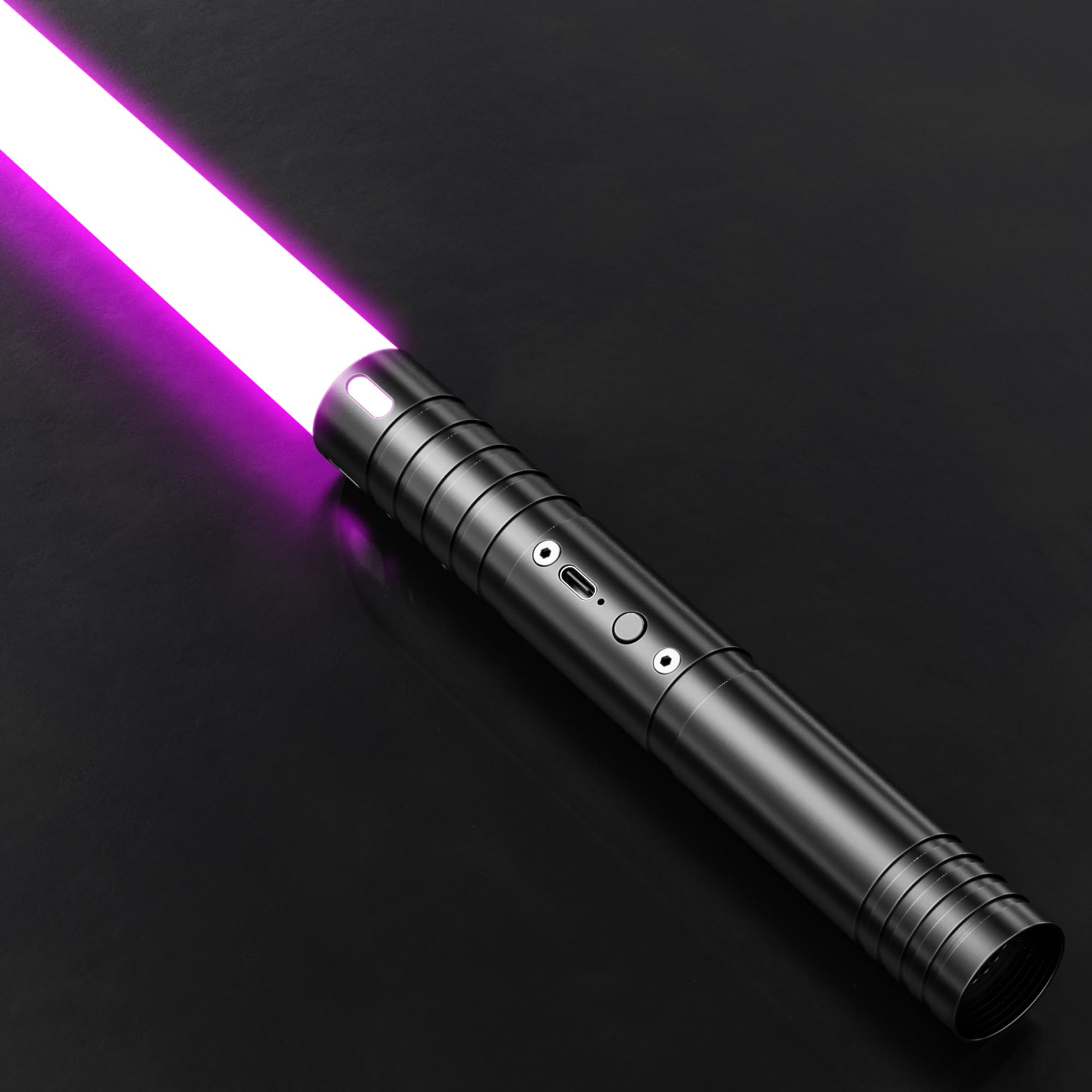 Lightsaber, Lightsabers with FX Sound Motion Sensitive, RGB 15 Colors Light Sabers with on-off Control, Real Dueling Light Saber Sword Toy for Kids, Halloween Xmas Gift, Galaxy War Party, Cosplay, 1PC