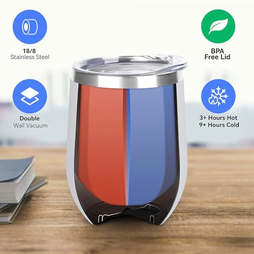 silichee 12 Oz Stainless Steel Stanley Cup with Lid Doodle Anchor Coloring Pages Insulated Tumblers Vacuum Coffee Mugs for Hot and Cold Drinks,Wine,Coffee