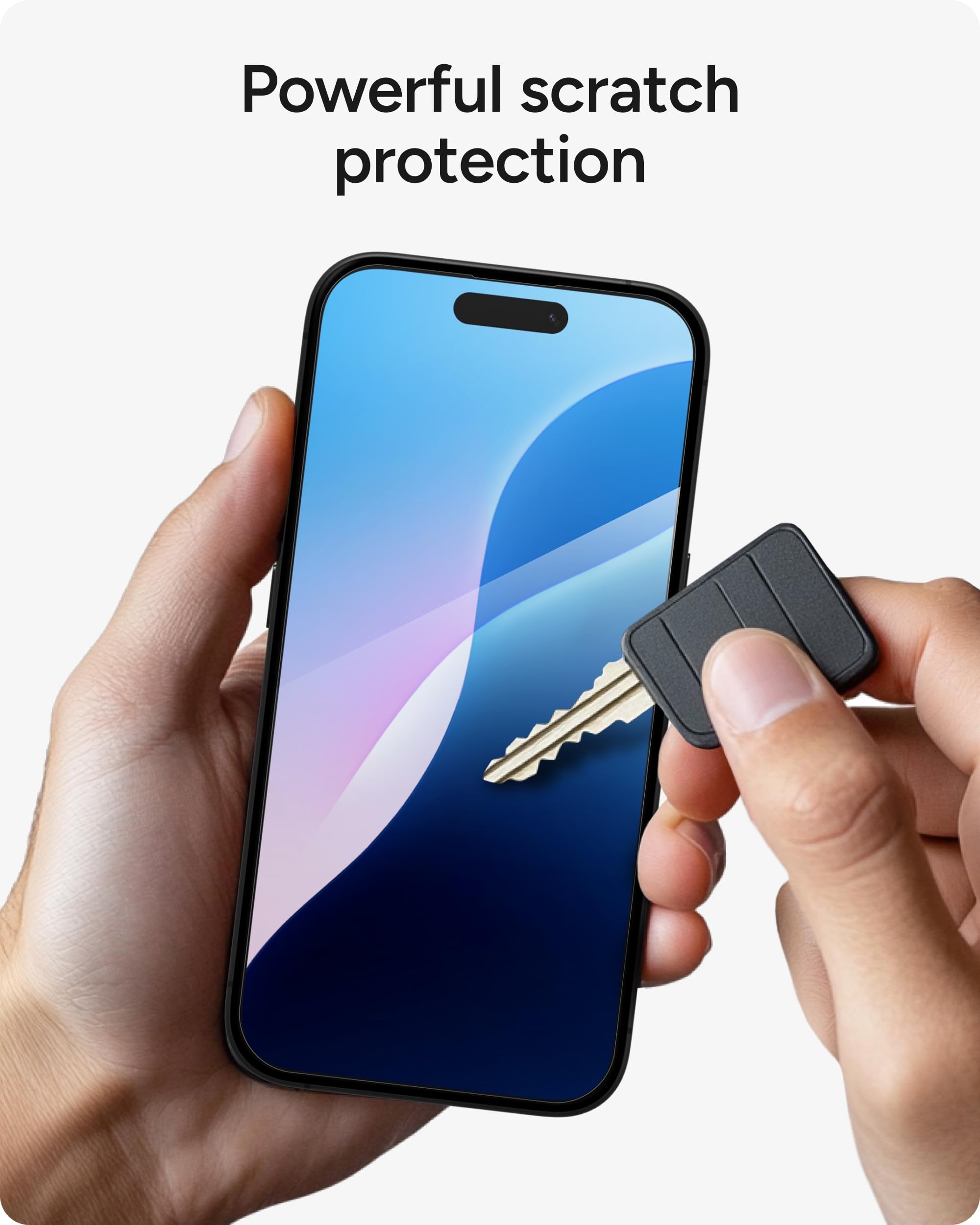 ZAGG Glass+ Screen Protector for iPhone 16 Pro β 3X Stronger Tempered Glass with Reinforced Edges, Scratch & Smudge Resistant, InvisibleShield, Easy Installation