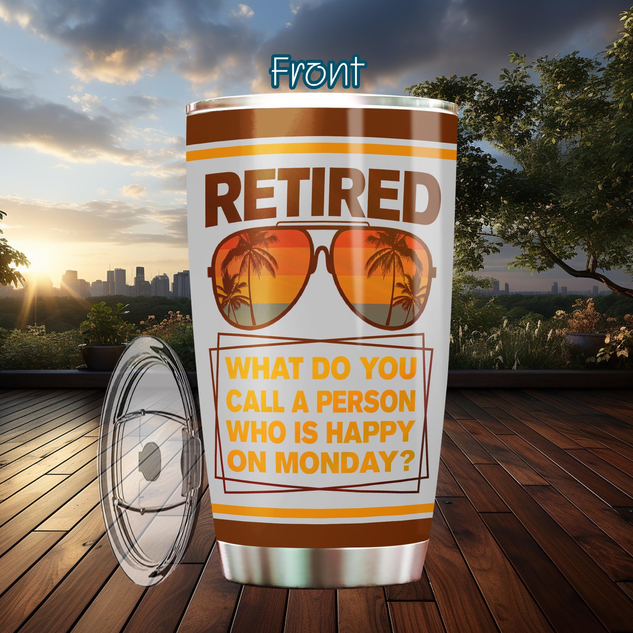 MONIZILUCKY A Legendary It Support Analyst Has Retired, Happy Retirement Tumbler Stainless Steel For It Support Analyst, 20Oz Tumbler Farewell Gift For Coworker With Funny Quotes About Retirement