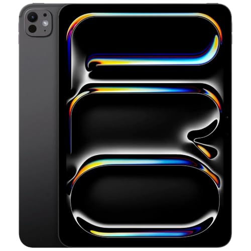 Apple iPad Pro 2024 (13-inch, Wi-Fi + Cellular, 256GB) - Space Black (Renewed)