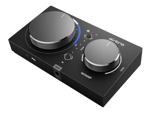 ASTRO Gaming MixAmp Pro TR with Dolby Audio, Customizable Stream Output, Voice Balance, USB Sound Card, Mixer Amplifier for Playstation 5, PS4, Xbox Series X|S, Xbox One, PC and Mac (Renewed)