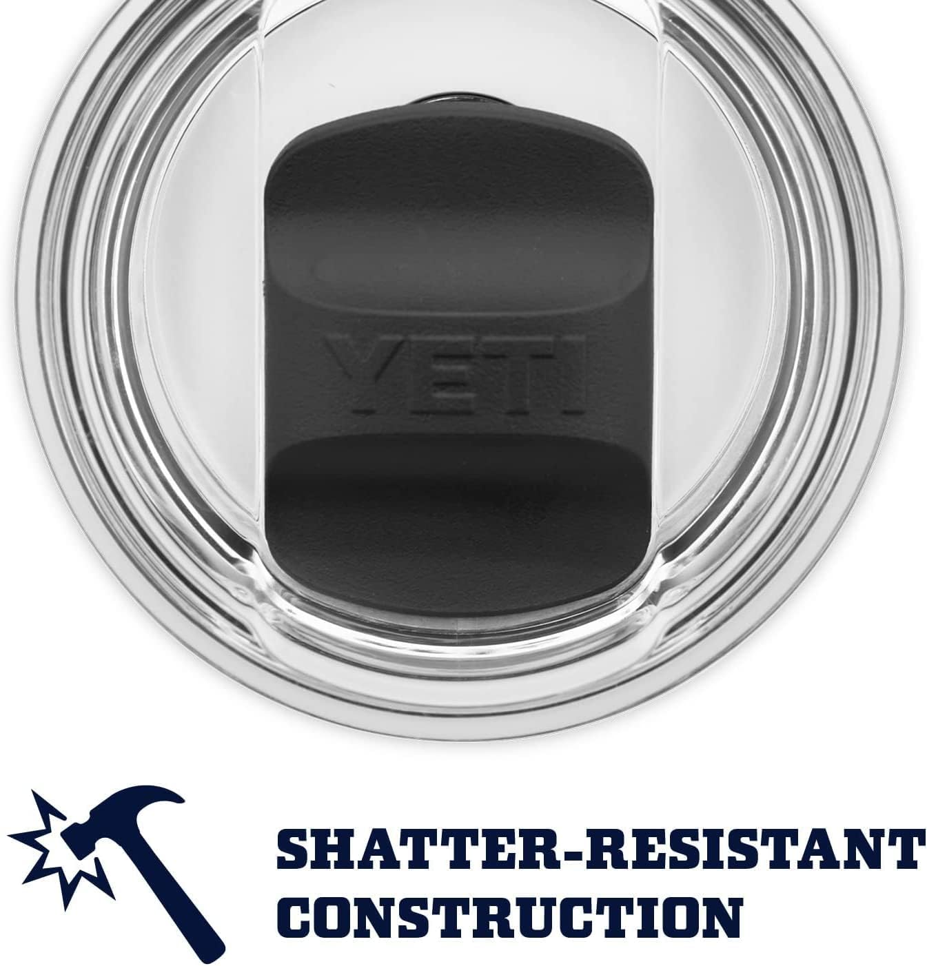 YETI Rambler, Stainless Steel Vacuum Insulated Tumbler with Magslider Lid, Rescue Red, 30oz (887ml)