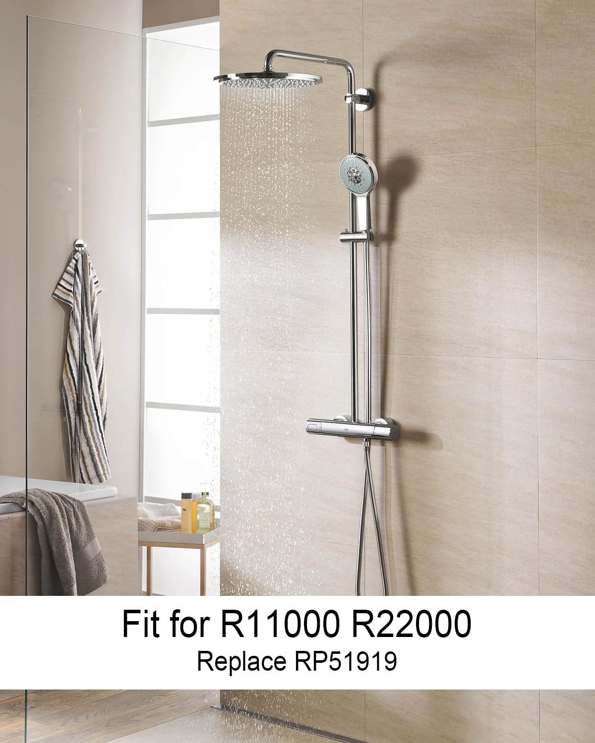 6 Setting Diverter Cartridge Replace RP51919 Fit for R11000 R22000, 6 Way Shower Faucet Valve Brass Faucet Replacement