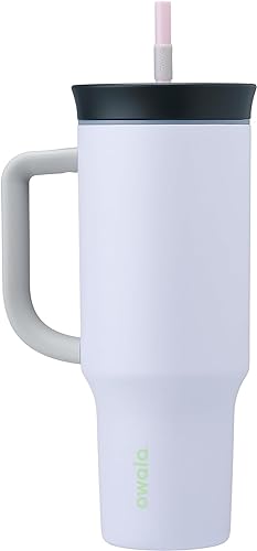 Owala 40oz Tumbler and 32oz Water Bottle Bundle with Insulated Stainless Steel, Spill Resistant Lids, Straws, and Double Wall Insulation