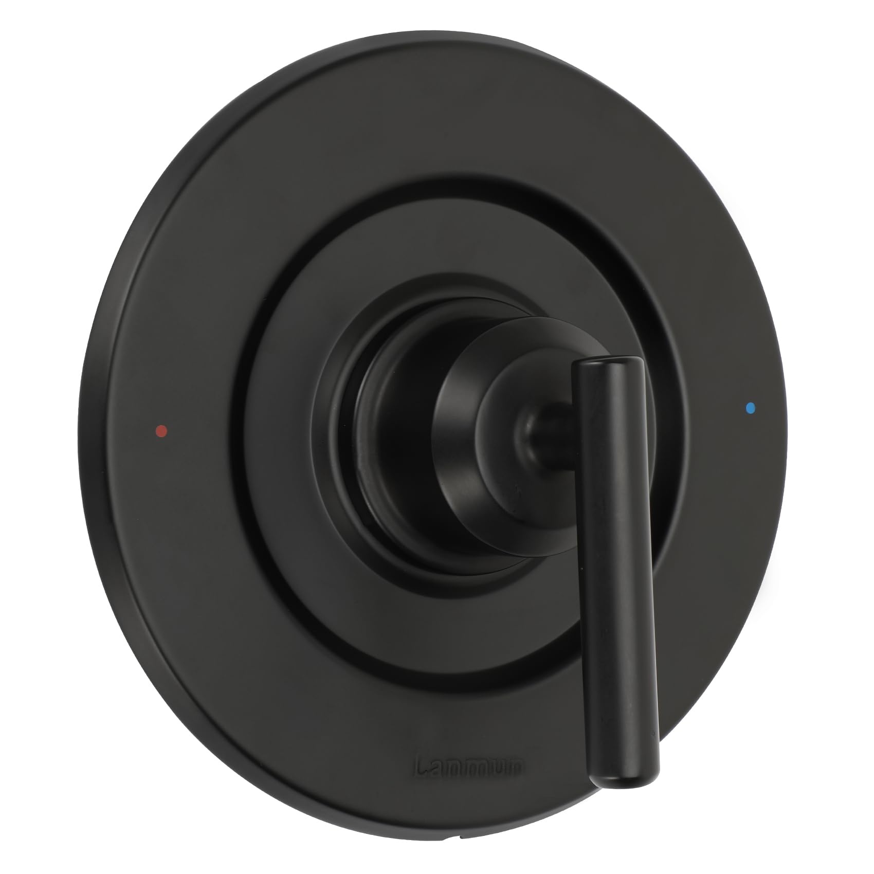Matte Black Shower Handle Compatible with moen T2901BL Black Shower Trim Kit, Easy to Install, Round Matte Black Shower Handle Trim Kit Only, Requires 2510 valve