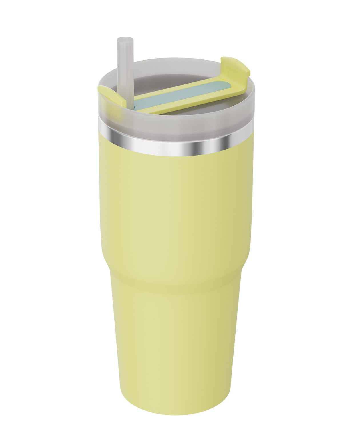 YOUEXPERT 14 oz Tumbler with Straw, Insulated Tumblers with Lid and Straw, 14 oz Cup Stainless Steel Mini Outdoor Sports Travel Tumblers - Pomelo