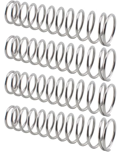 4-Pack Self-Closing Springs for Intertap Forward Sealing Beer Faucets Compatible with Nukatap and Perlick Self-Closing Faucets