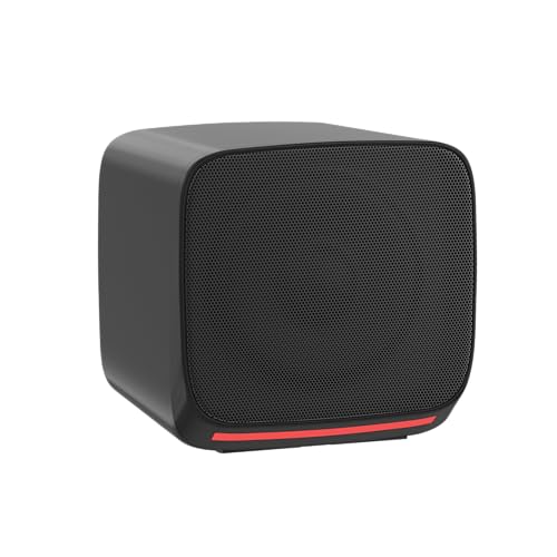 Kraylay Computer Speakers - TV Speakers with 2.0 USB Aux Powered - Monitor Speakers with RGB LED Light - Mini Multimedia Stereo Speaker for Laptop, Tablet and Cellphone
