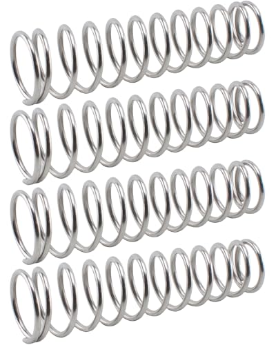 4-Pack Self-Closing Springs for Intertap Forward Sealing Beer Faucets Compatible with Nukatap and Perlick Self-Closing Faucets