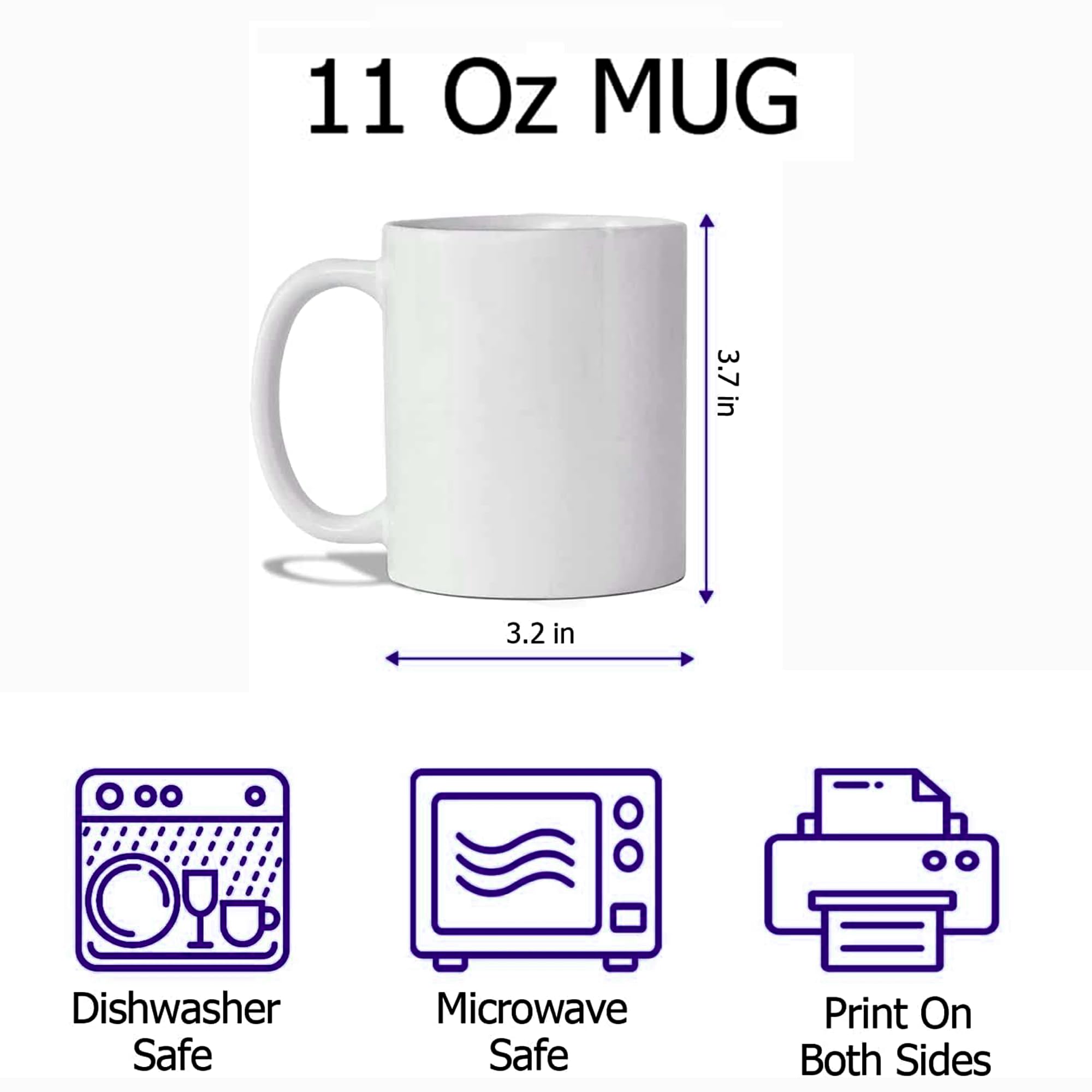 Eali88fa I just Freaking Love Octopus Gift for Octopus Sea Lover,11 oz White (325 ml) Ceramic Coffee Mug