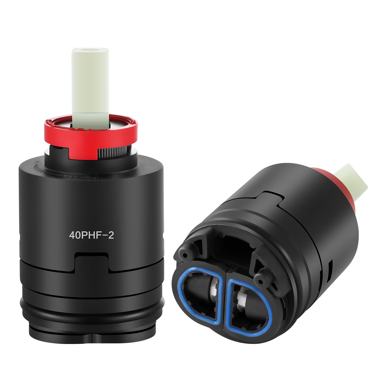 40PHF-2 Pressure Balance Cartridg, 40mm Shower Faucet Cartridge Replacement, Compatible with Tub/Shower Faucet Valve