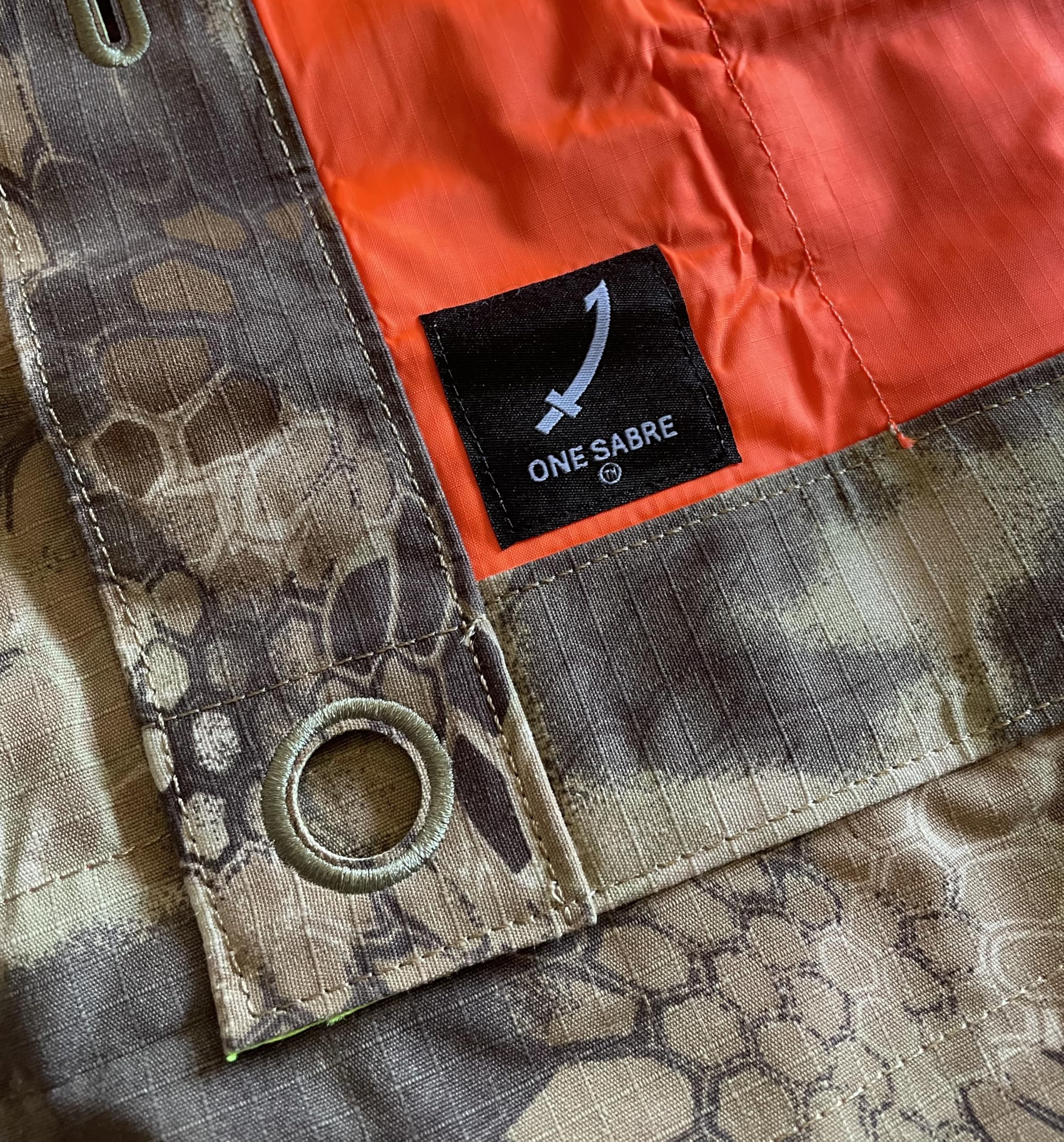 One Sabre Multipurpose Air Panel (MAP) - Signal Panel, Ground Marker, 100% Ripstop, Pack Cover, Sack, (MC Tan)