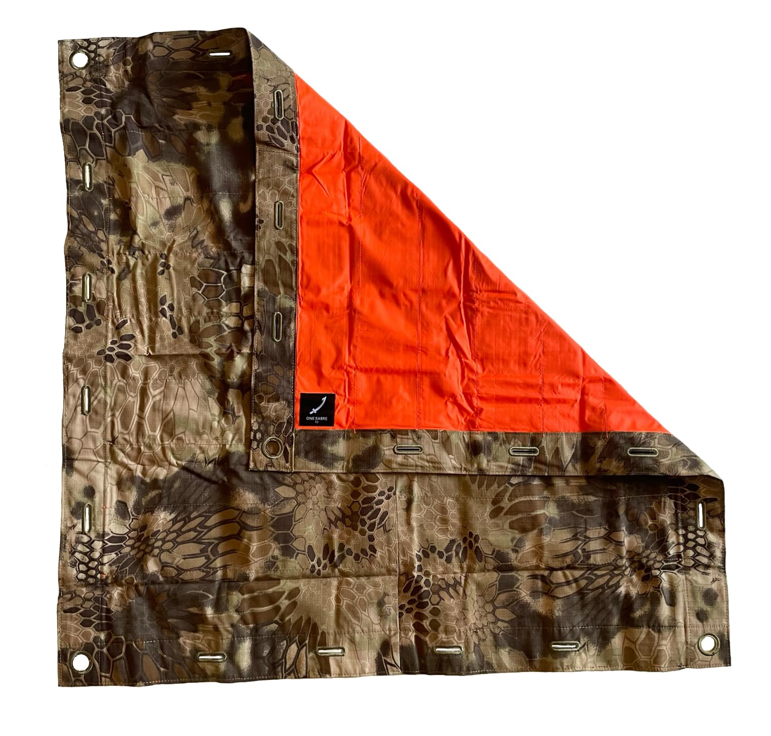 One Sabre Multipurpose Air Panel (MAP) - Signal Panel, Ground Marker, 100% Ripstop, Pack Cover, Sack, (MC Tan)