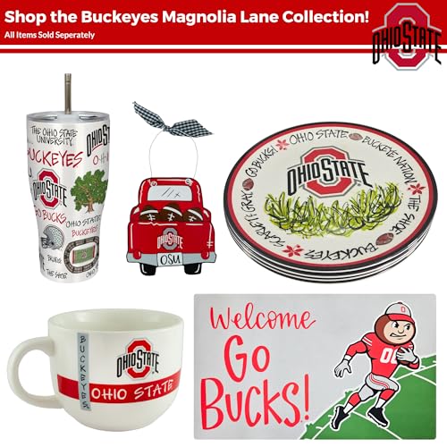 Ohio State University 30oz Stainless Steel 3D Icon Travel Mug – High Performance Double-Walled Thermos w/Convertible Lid & Straw – Insulated Decorative NCAA Beverage Tumbler – For Hot or Cold Drinks