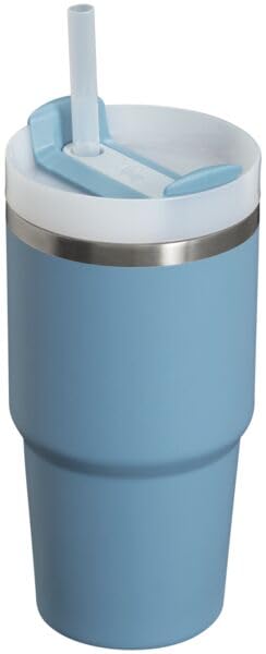 Stanley Quencher H2.0 Tumbler with Straw 20 oz | Flowstate 3-Position Lid | Cup Holder Compatible for Travel | Insulated Stainless Steel Cup | BPA-Free | Indigo