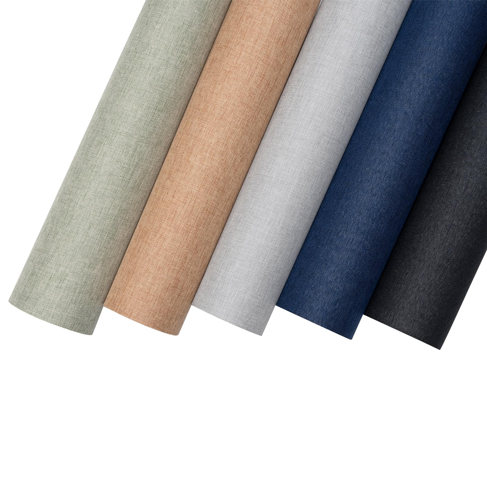 10pcs Book Cloth,14”x10”,Fabric Surface and Paper Backed, book cloth for book binding,book binding fabric,5 Colors Bookbinding Cloth for DIY fabric book cover,bookbinding paper (Style B)