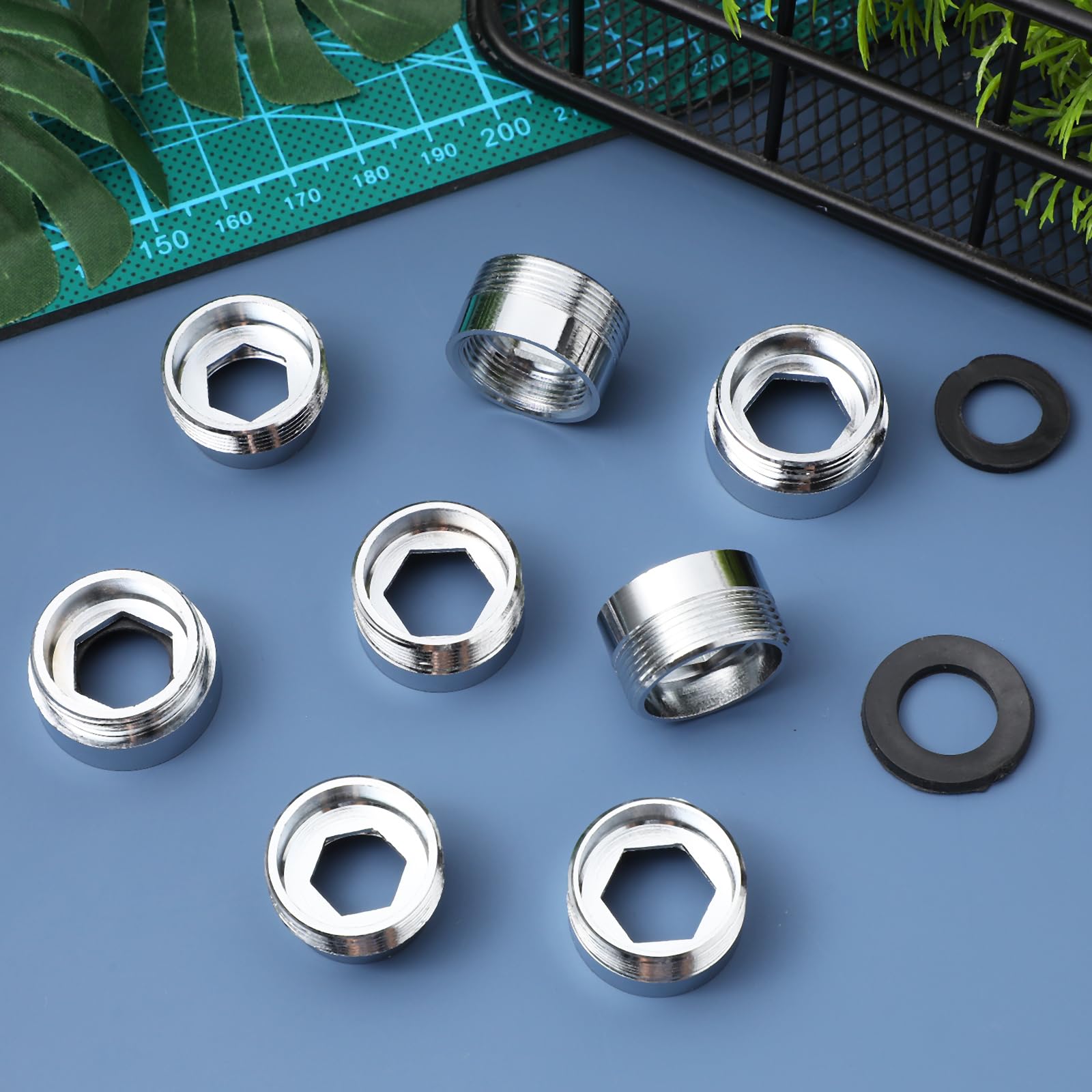 Uonlytech 8pcs Faucet Adapters Water Purifier Faucet Adapters Kitchen Aerators Adapters Faucet To Hose Adapters