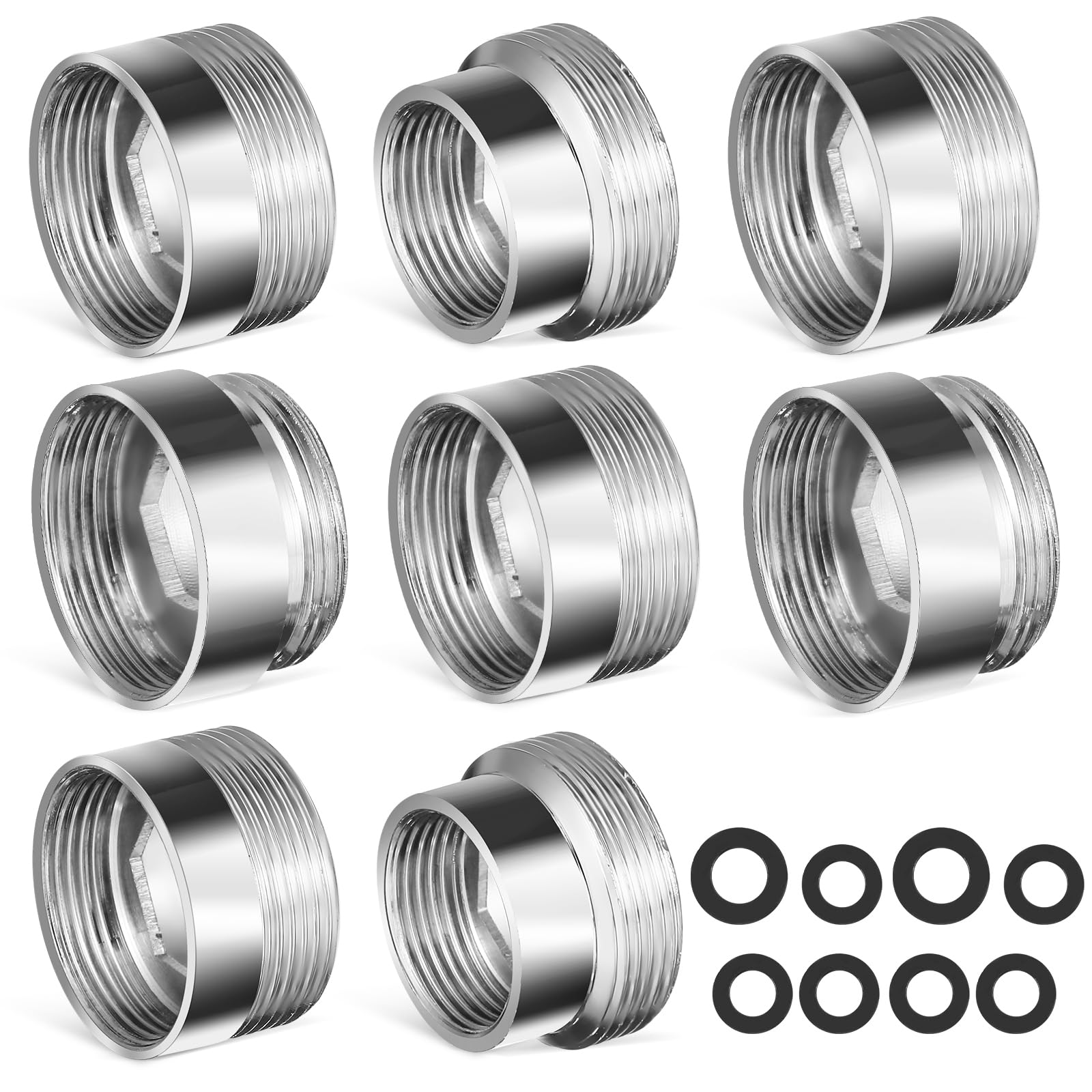 Uonlytech 8pcs Faucet Adapters Water Purifier Faucet Adapters Kitchen Aerators Adapters Faucet To Hose Adapters