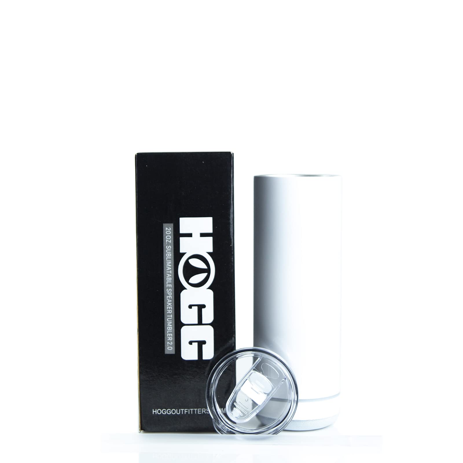 Hogg 20oz Sublimatable Wireless Speaker Tumbler 2.0 DIY, Customizable, Add Logo, Vinyl, Alcohol Ink, or Glitter & Epoxy To Any Cup