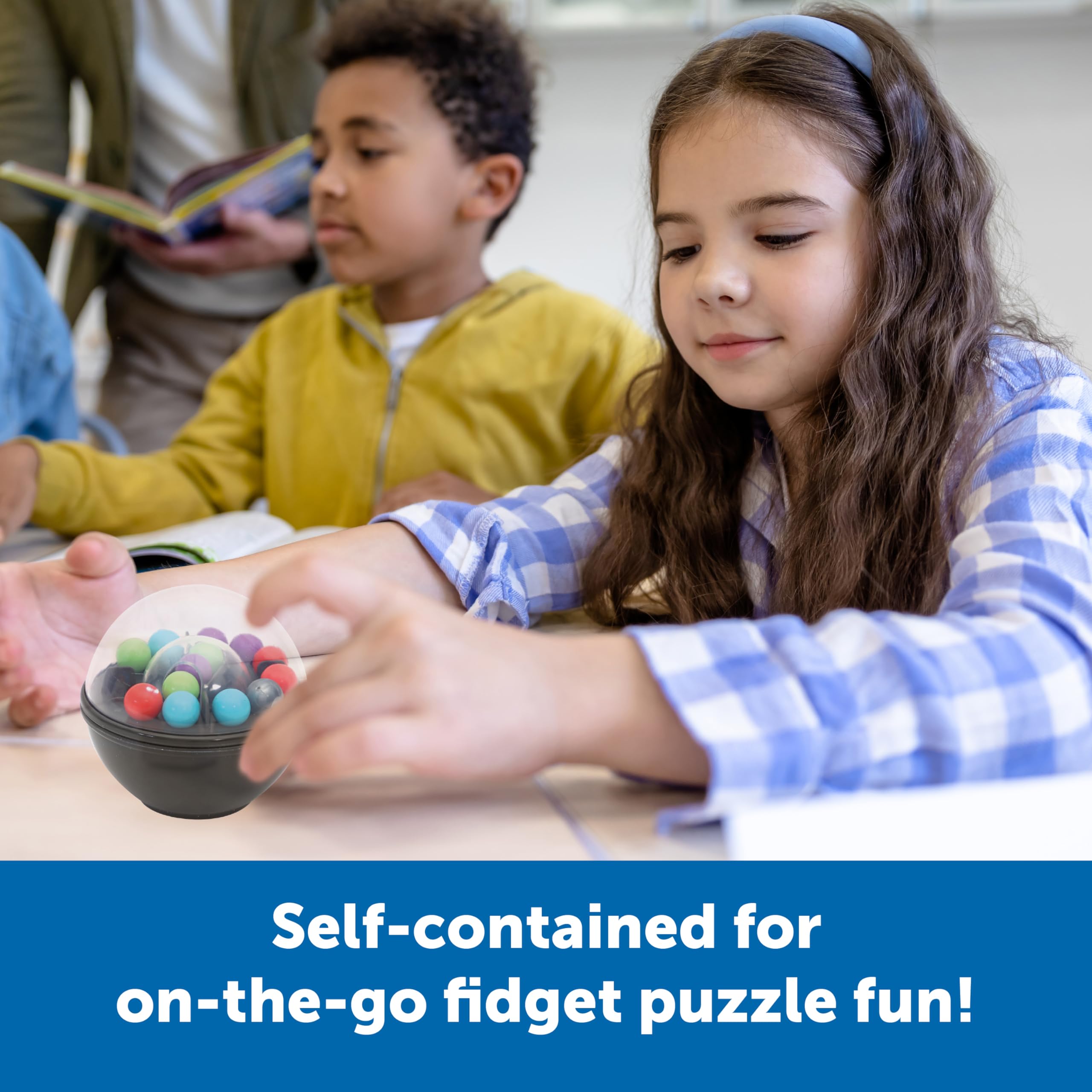 Learning Resources Scramboozle Puzzle Ball - 3D Brain Teasers and Puzzle Games for Kids and Adults, Puzzle Sort Ball Game, Easter Basket Stuffers For Teens, Ages 6+