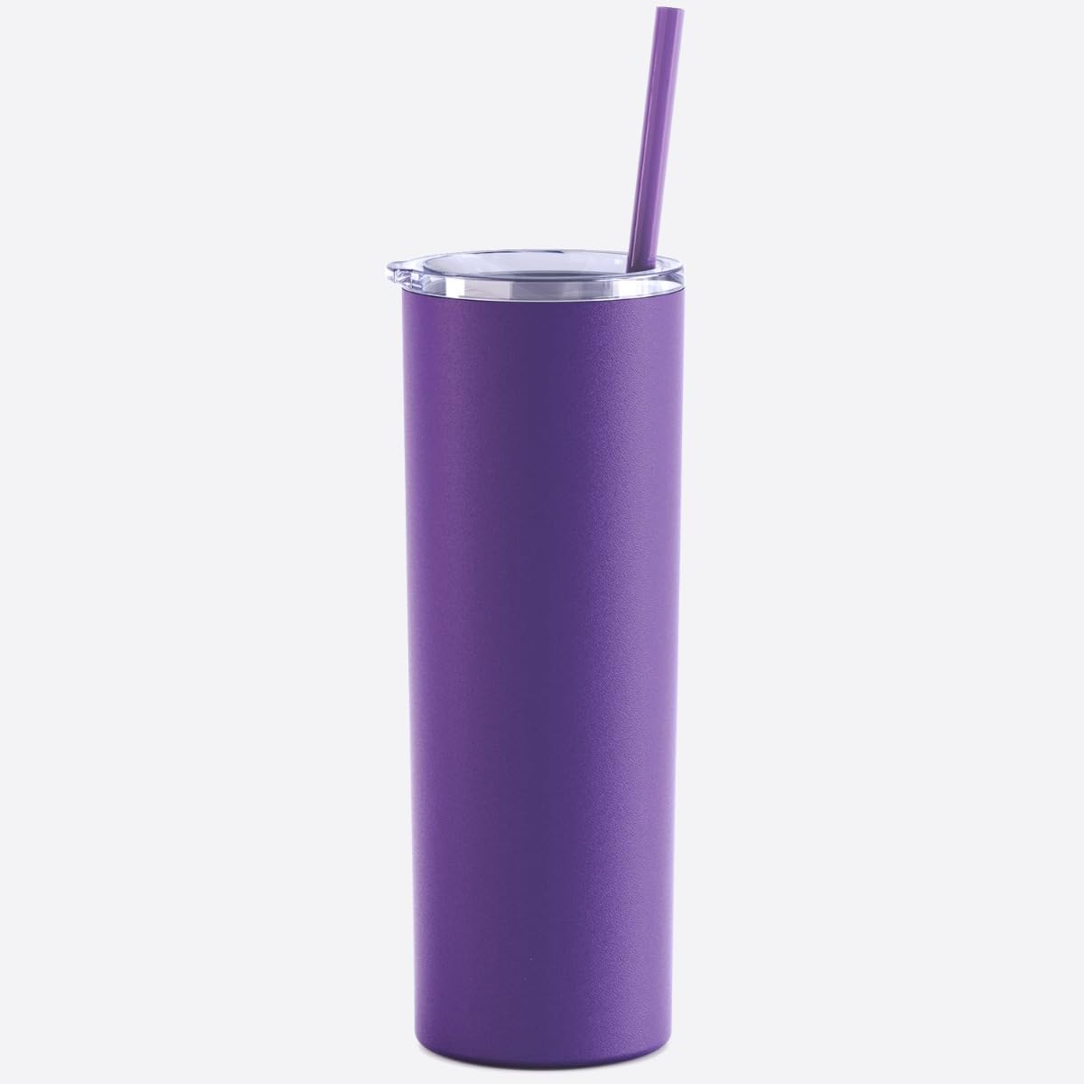 Maars Skinny Steel Stainless Steel Tumbler, 20 oz | Double Wall Vacuum Insulated (Matte Grape Jelly), Large