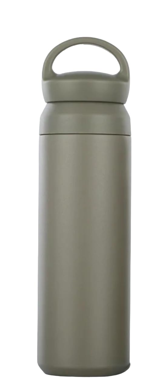 Generic Japanese Style Travel Tumbler Vacuum Insulated Thermos (Olive Green) 450 ML (15.2 oz)