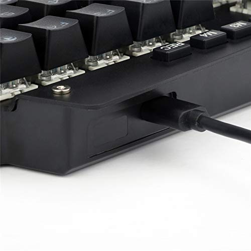 GRABLOOM LED Backlight Outemu Switch for Key Macro Defines Keyboard Replacement One-Hand Mechanical Keyboard 44 for Key Havit Gaming Tastatur Und Maus Set
