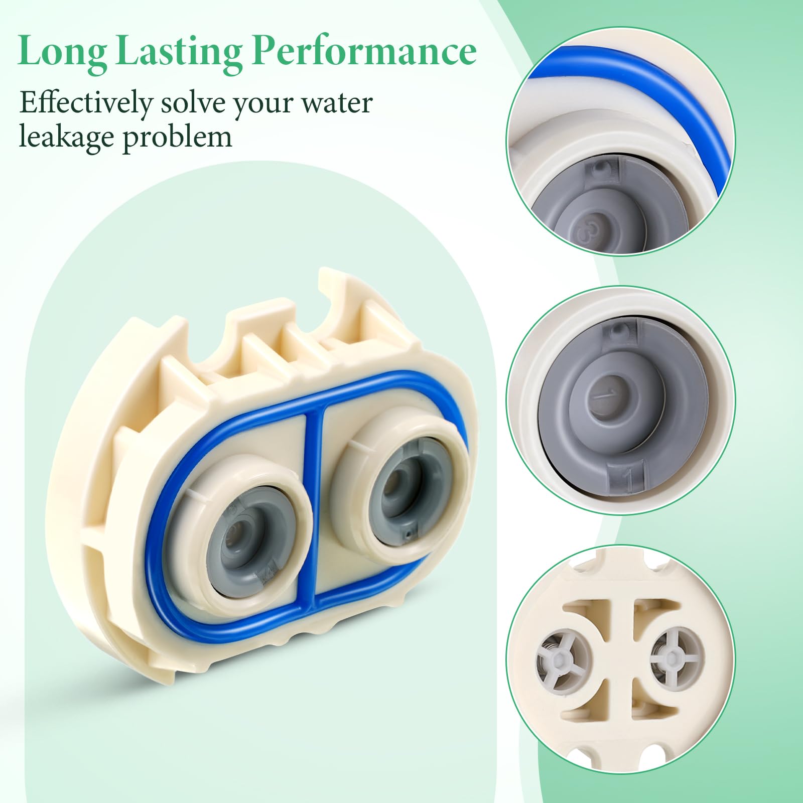Enhon Check Valve Assembly Replacement for RP73625, Check Valve Parts Compatible with Peerless and Delta Single Handle Tub/Showers Faucet, Compatible with Pressure Balance Cartridge RP70538