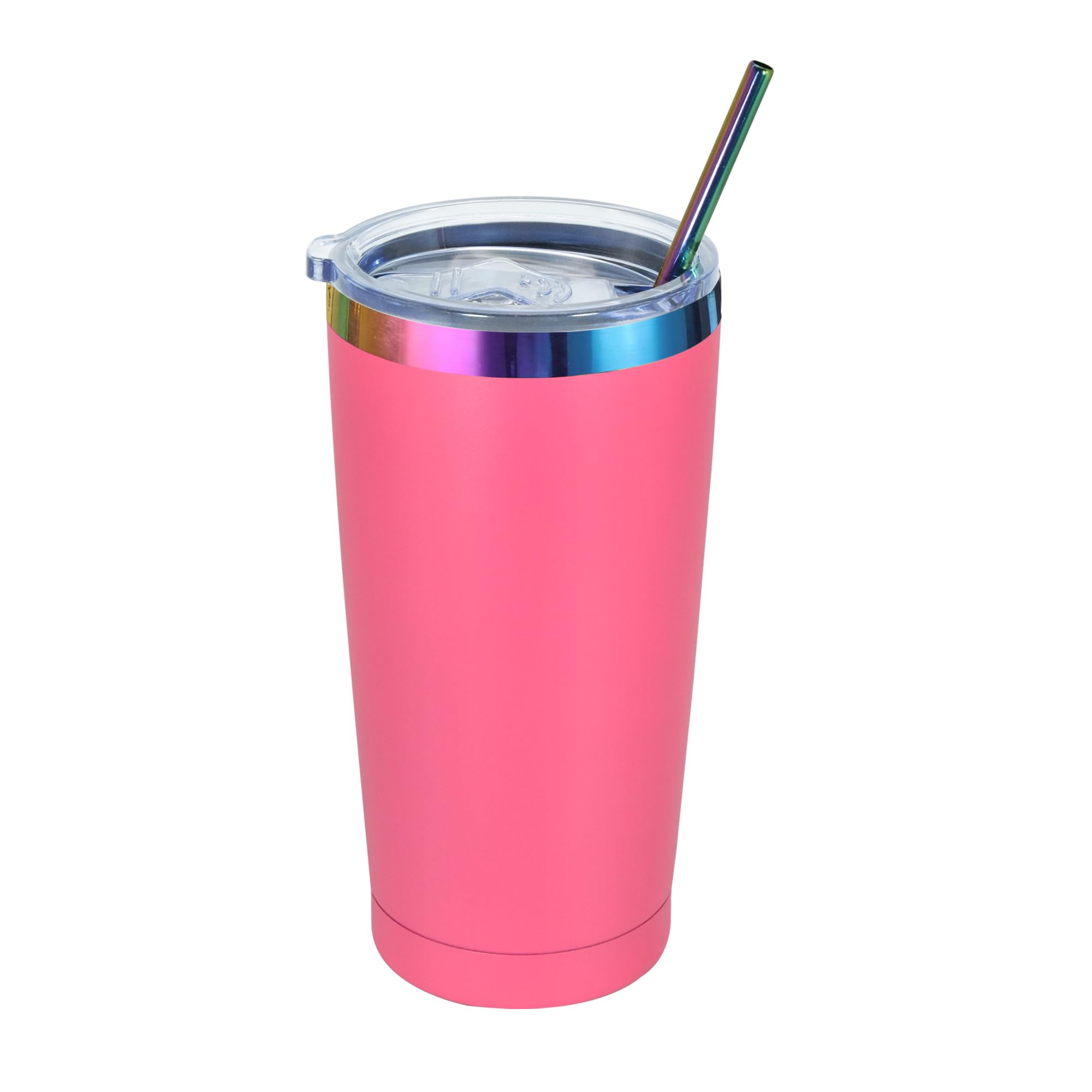 Icesip 20oz Tumbler with Lid And Straw,Stainless Steel Vacuum Insulated Mug,Double Wall Vacuum Insulated Coffee Cups for Cold & Hot Drinks,Insulation Travel Tumblers Cups