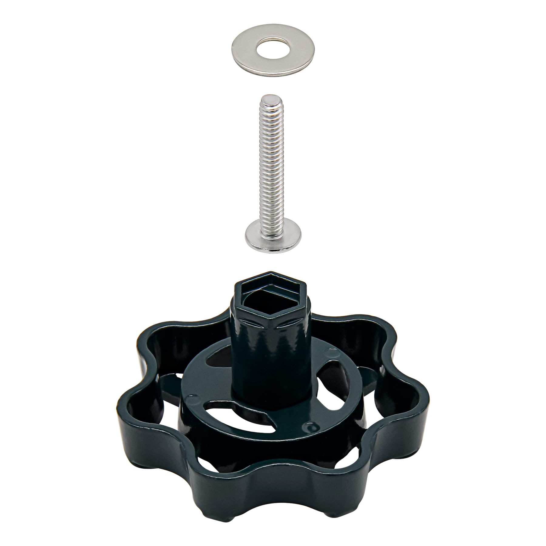 Denkuhin C-134KT-805 Handle & Screw Kit Compatible with Prier Wall Hydrant Faucet Repair Kit C-144/244 Series, Replace for C-144KT-807
