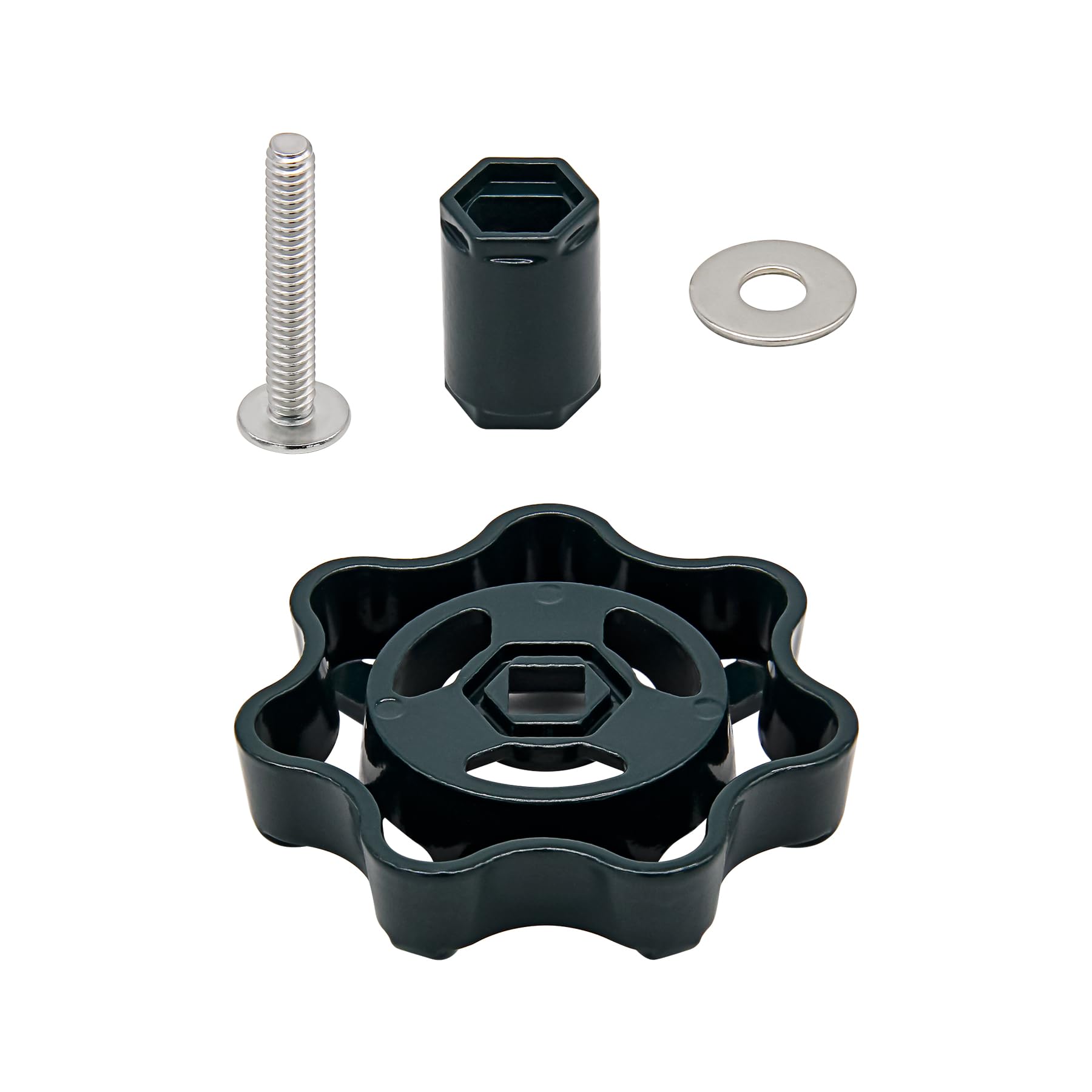 Denkuhin C-134KT-805 Handle & Screw Kit Compatible with Prier Wall Hydrant Faucet Repair Kit C-144/244 Series, Replace for C-144KT-807