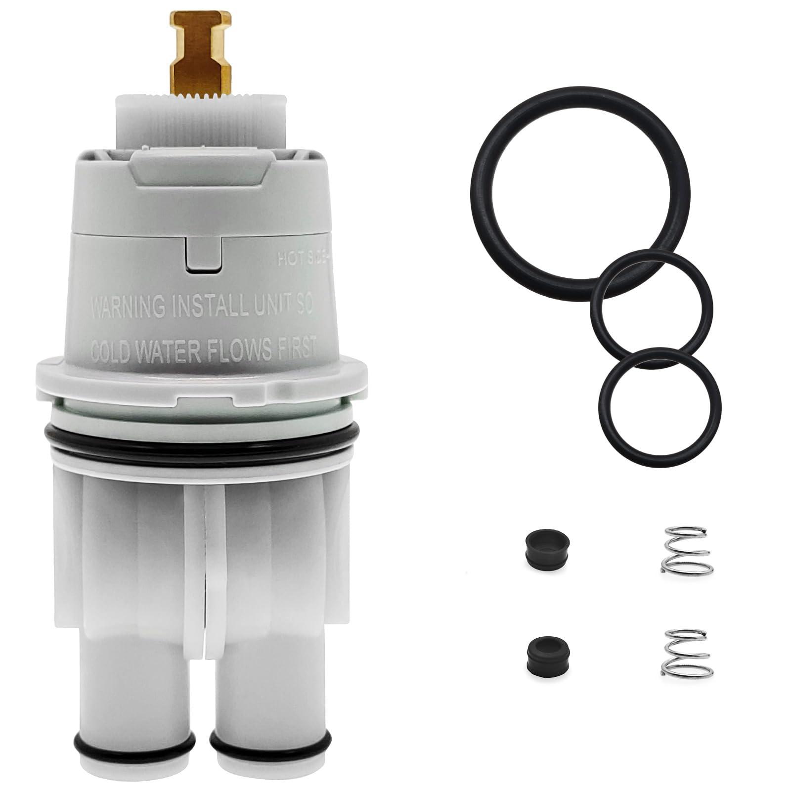 RP46074 R10000 Shower Valve Cartridge Compatible With Delta R22000 R1100 1300 1400 13/14 Series Single Handle Bath Tub and Shower Faucet Parts For Select Monitor Valves