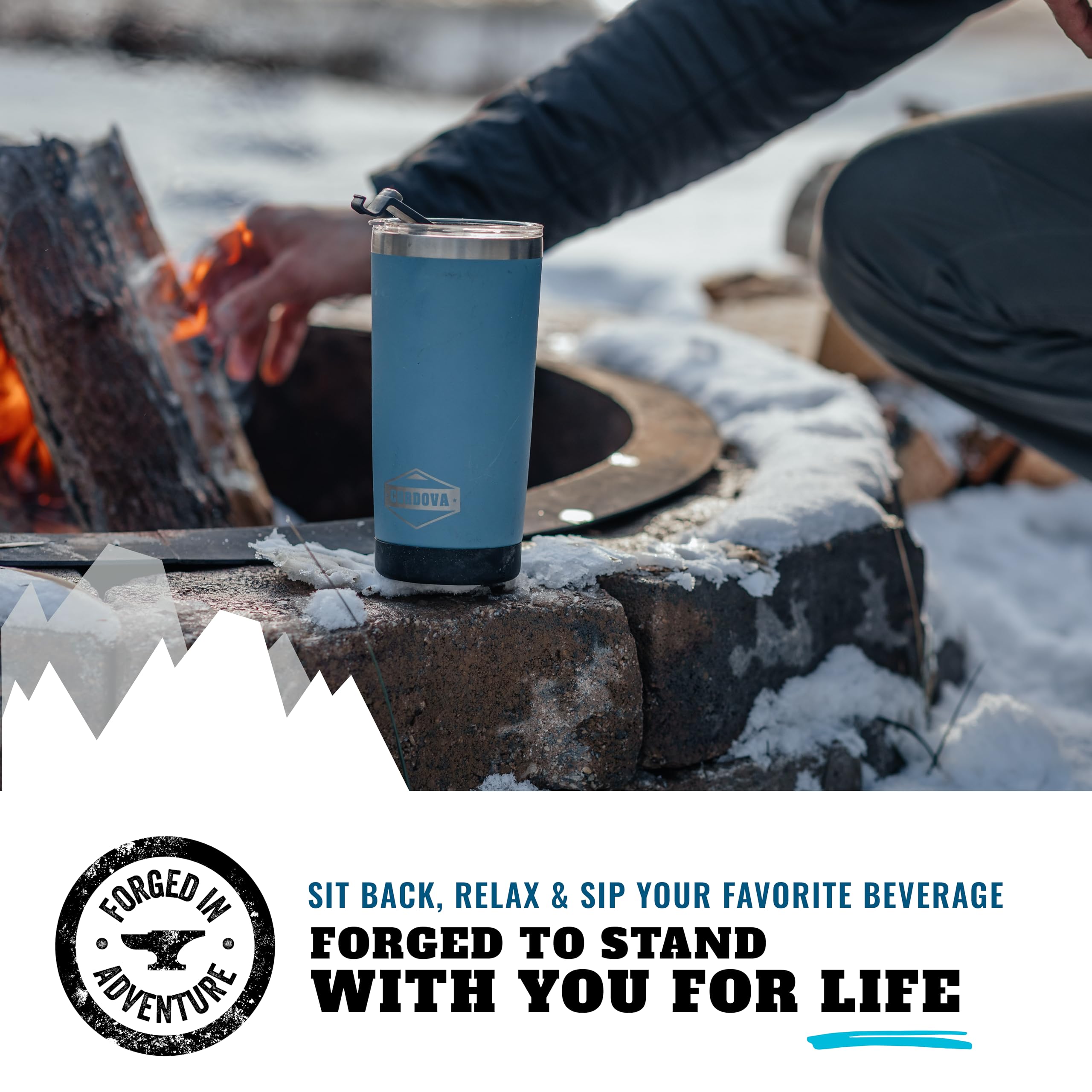 Cordova Outdoors Trailhead Class Tumbler, Yonder, 20 oz