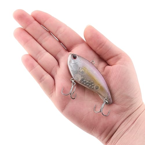 Berkley Jack Fishing Hard Bait, Stealth Shad, Size 7, 2.75 in, Sharp Knife Blade Design Creates Super Fast Fall, Equipped with Fusion 19 Hooks, Dual Flash-Point Enhances Side Flash