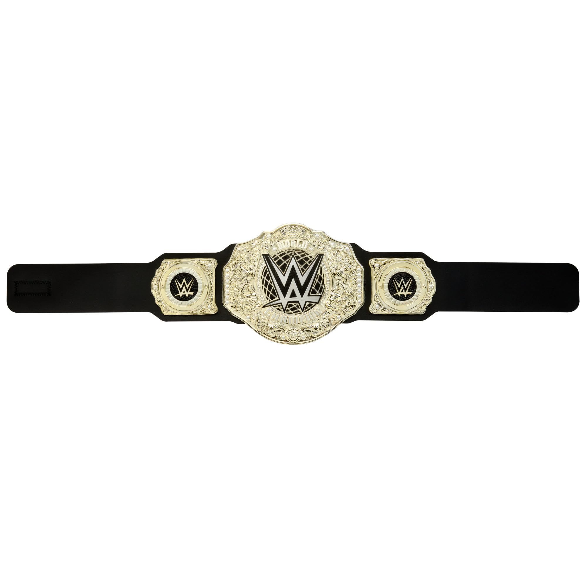 Mattel WWE Championship Title, World Heavyweight Championship Role-Play & Costume Piece, Leather-Like Belt 3+ Feet with One-Time Adjustment
