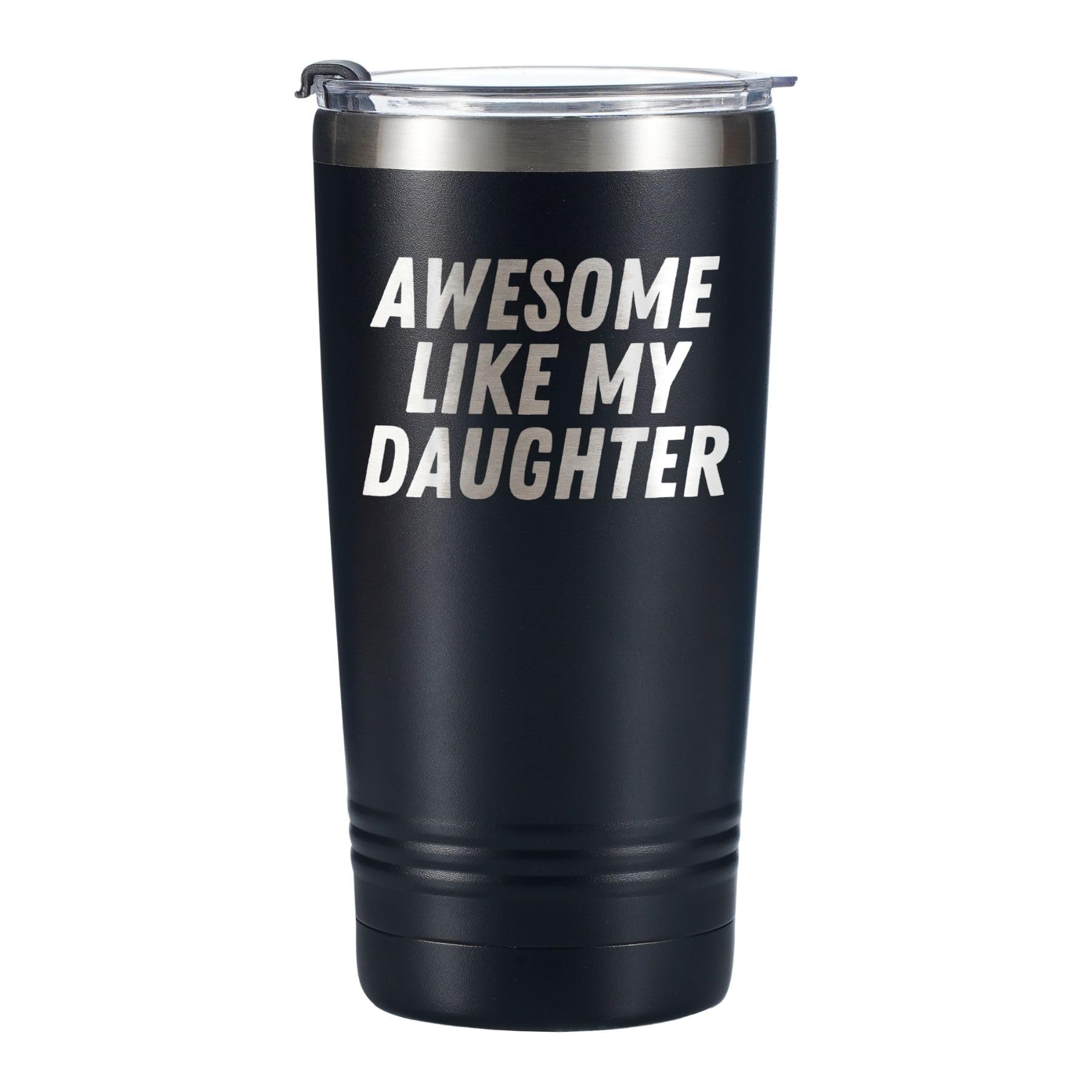 Onebttl Awesome Like My Daughter Mug Tumbler Coffee Cup, Gifts for Father's Day, Birthday, Christmas from Daughter, Wife, Stainless Steel Travel Mug 20oz
