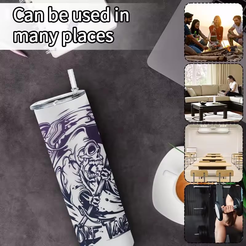 Icesip 25 Pack 20 OZ Sublimation Tumblers Blanks, Bulk 20oz Tumbler Blank for Sublimation Cups with Lids and Straws, Stainless Steel Double Wall Insulated Straight Mugs with Box