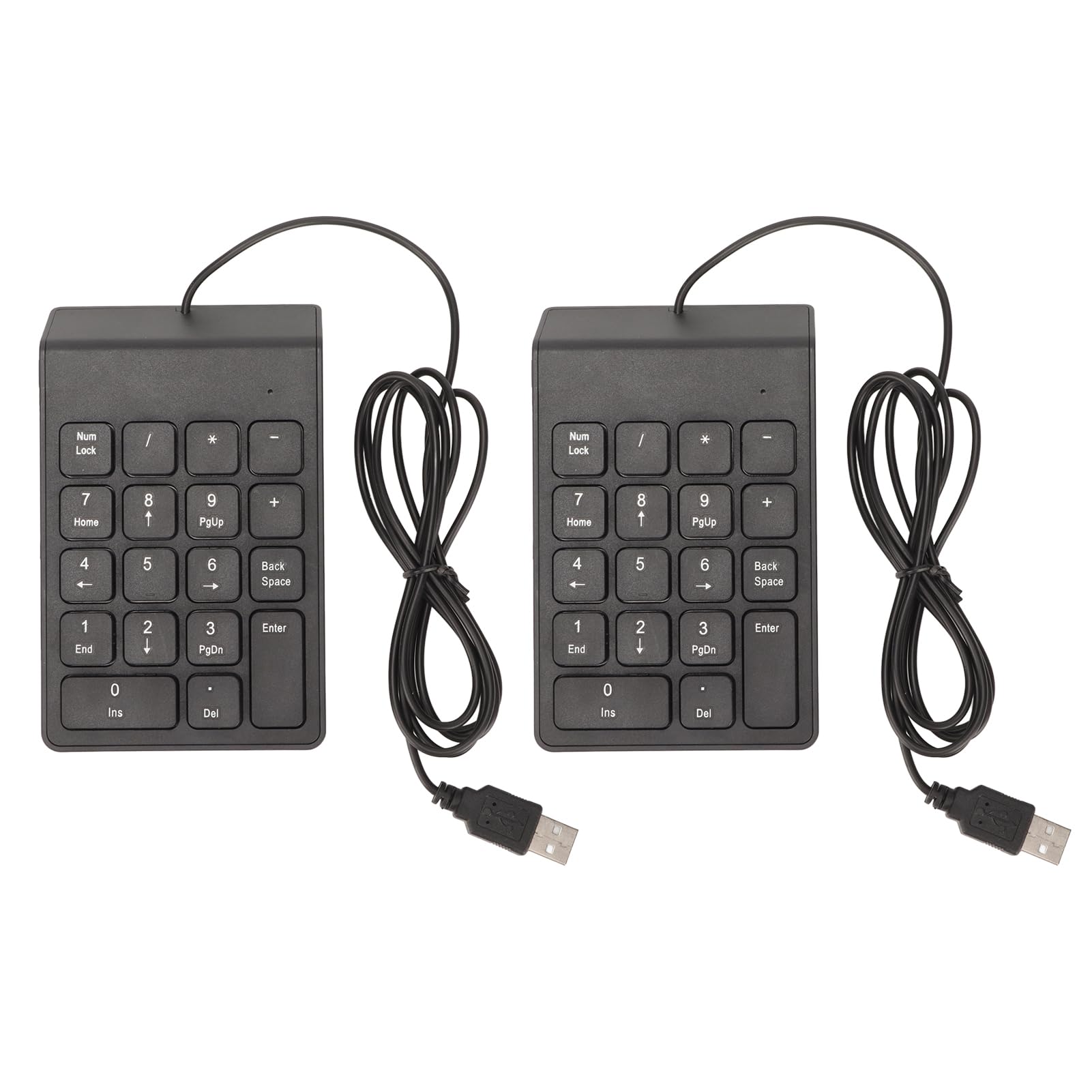 GLOGLOW Numeric Keypad, Plug and Play Wired Numeric Keypad 18 Keys for Bench (2PCS), GLOGLOWzcptxygred-12