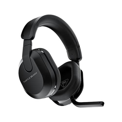 Turtle Beach Stealth 600 Wireless Multiplatform Amplified Gaming Headset for PC, PS5, PS4, & Mobile – Bluetooth, 80-Hr Battery, Noise-Cancelling Flip-to-Mute Mic, Waves 3D Audio –Black