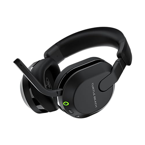 Turtle Beach Stealth 600 Wireless Multiplatform Amplified Gaming Headset for PC, PS5, PS4, & Mobile – Bluetooth, 80-Hr Battery, Noise-Cancelling Flip-to-Mute Mic, Waves 3D Audio –Black