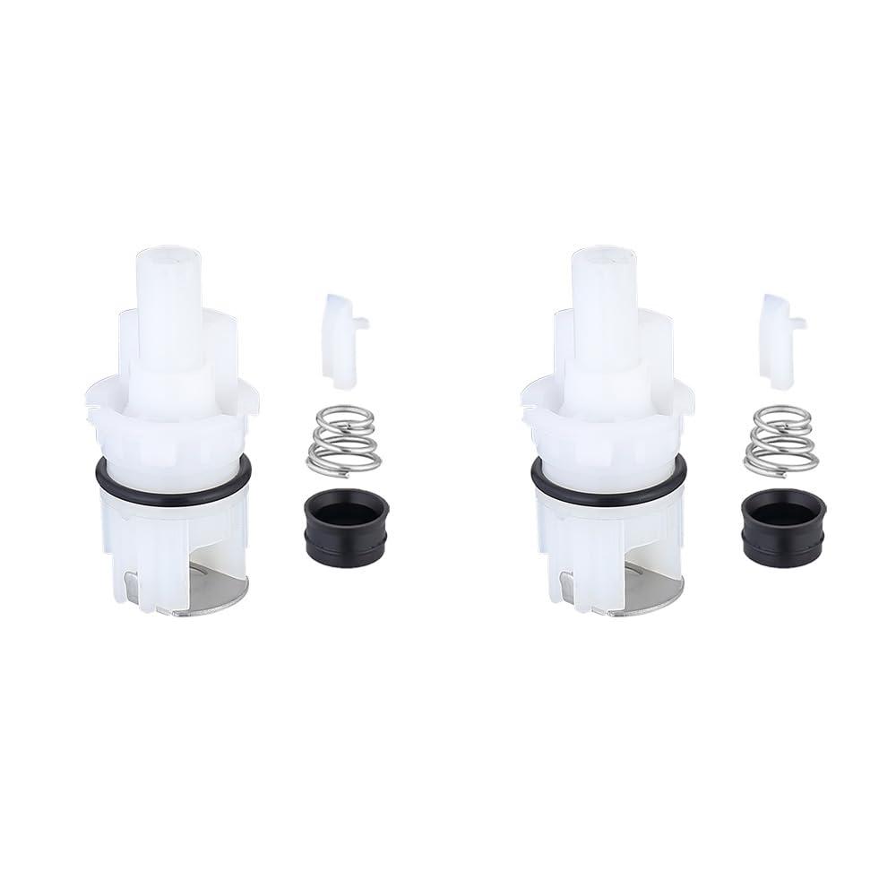 4PCS RP25513 Faucet Stem Assembly for Various Two Handle Faucet Repair Kit, Includes RP24096 Cartridge RP4993 Seat and Spring RP24097 Turn Stop1/4