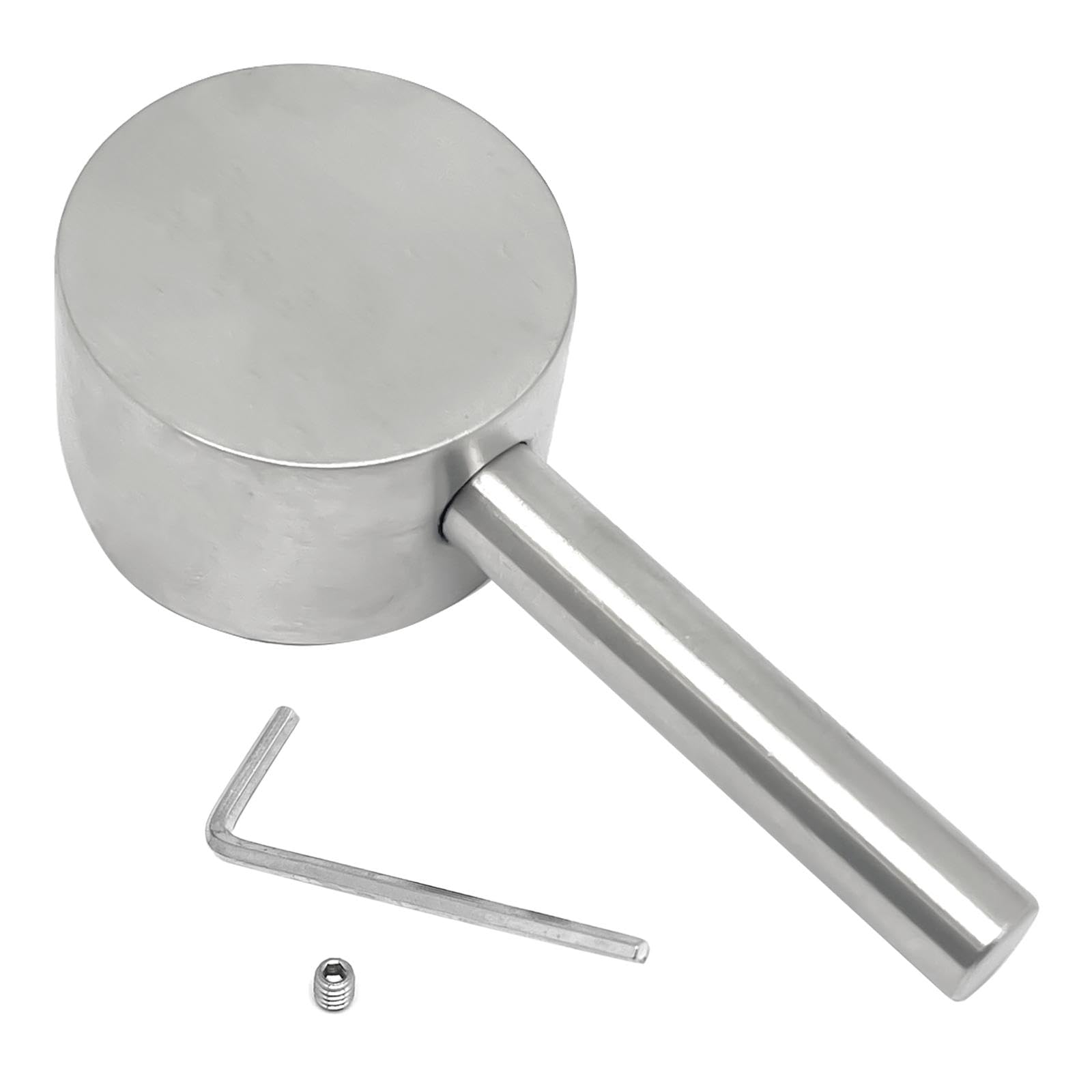 generic 1set 42mm Width 304 Stainless Steel Faucet Handle Kit,for Single Handle Faucet(One-Shape Type), Sliver