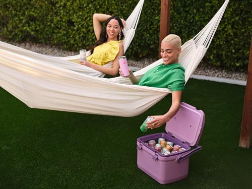 Stanley Adventure Outdoor Cooler 16 qt | Heavy Duty Outdoor Camping Cooler with Easy Carry Top Handle | 36 Hour Cooling Ice Chest for 21 Cans| BPA-Free | Pomelo