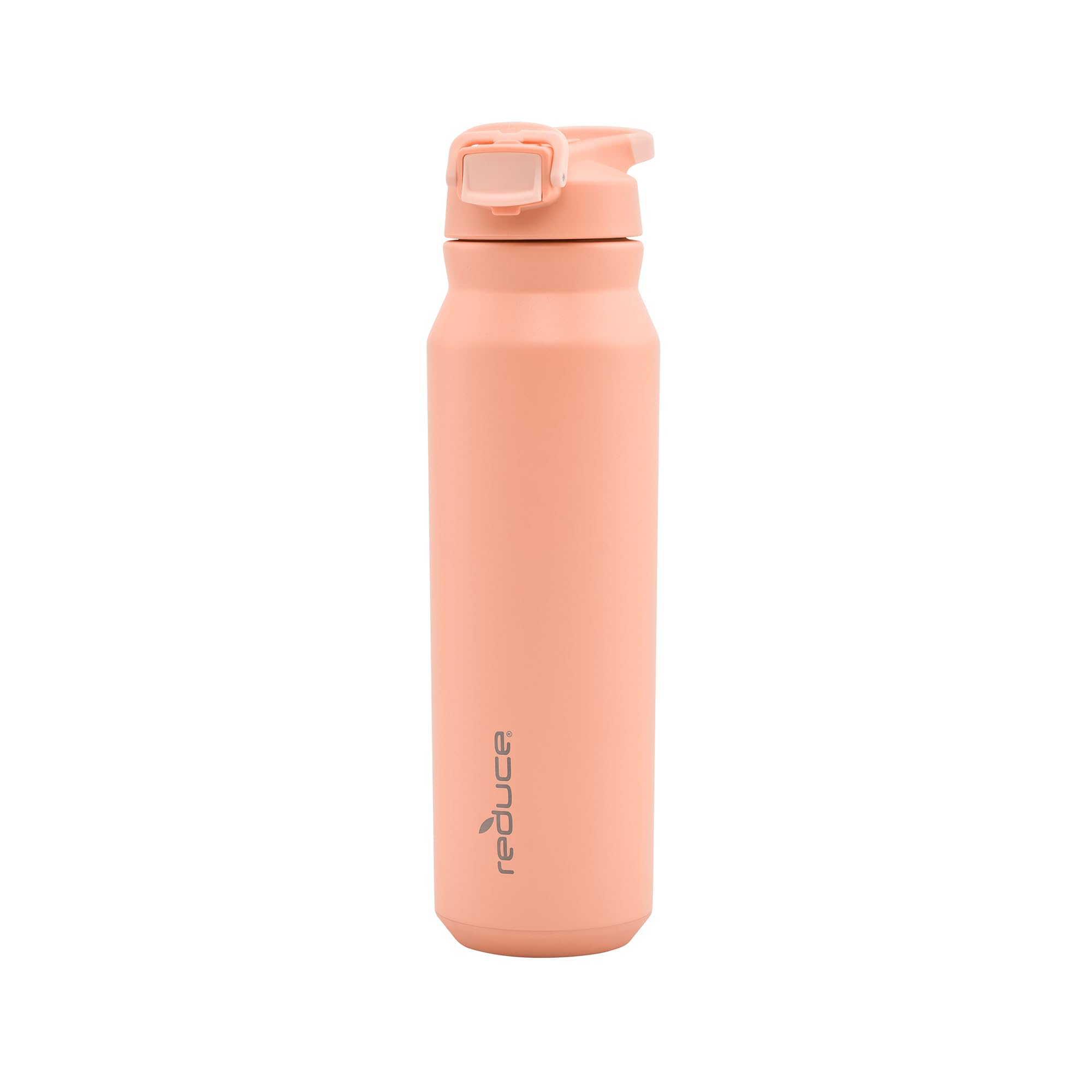 REDUCE 32 oz Hydrate Pro Stainless Steel Insulated Water Bottle - Flip Top Leak-Proof Lid, Dishwasher Safe, BPA-Free, Dual Wall Vacuum, Keeps Drinks Cold for 48 Hrs, Cup Holder Friendly - Sedona