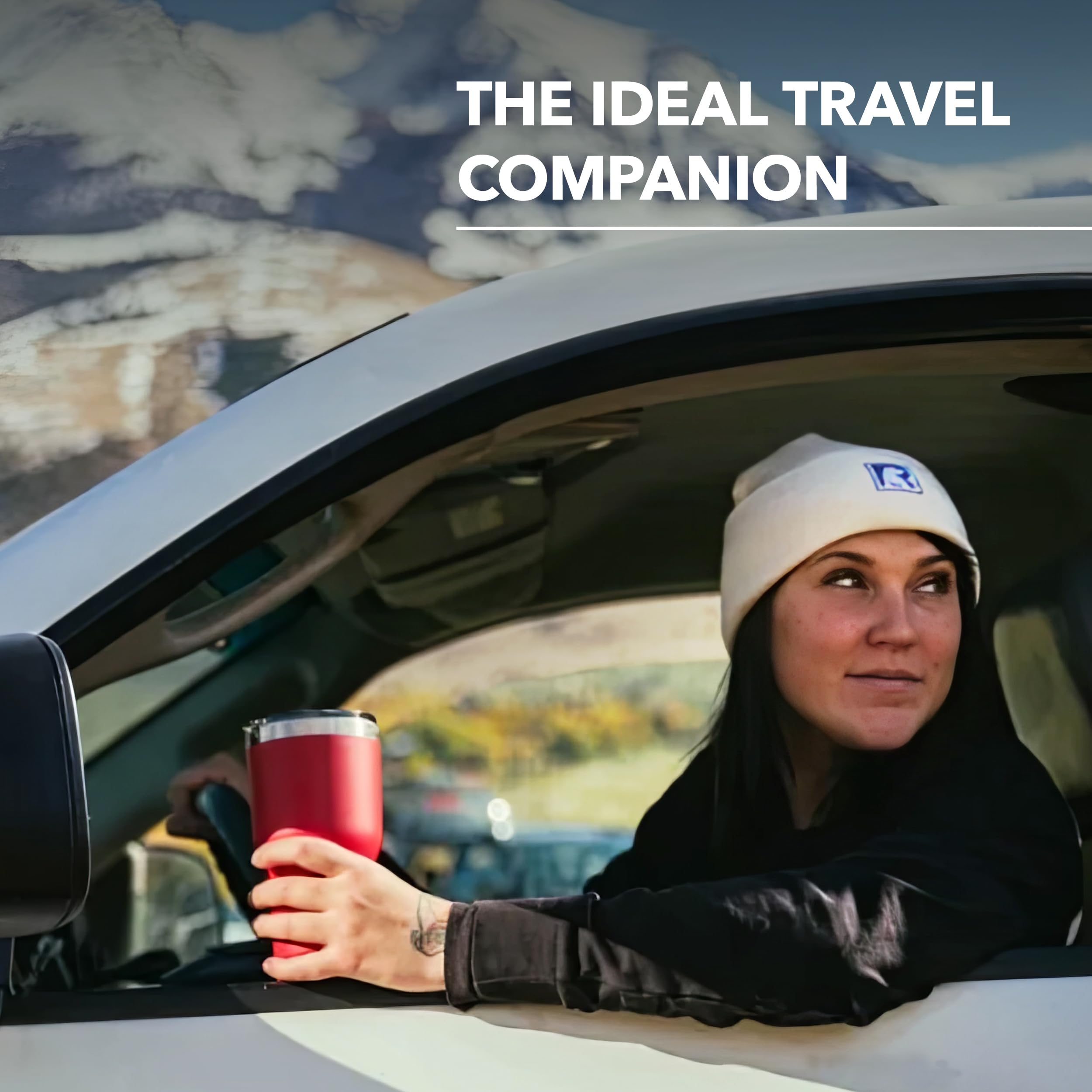 RTIC 30 oz Insulated Tumbler Stainless Steel Coffee Travel Mug with Lid, Spill Proof, Hot Beverage and Cold, Portable Thermal Cup for Car, Camping, Sunlight