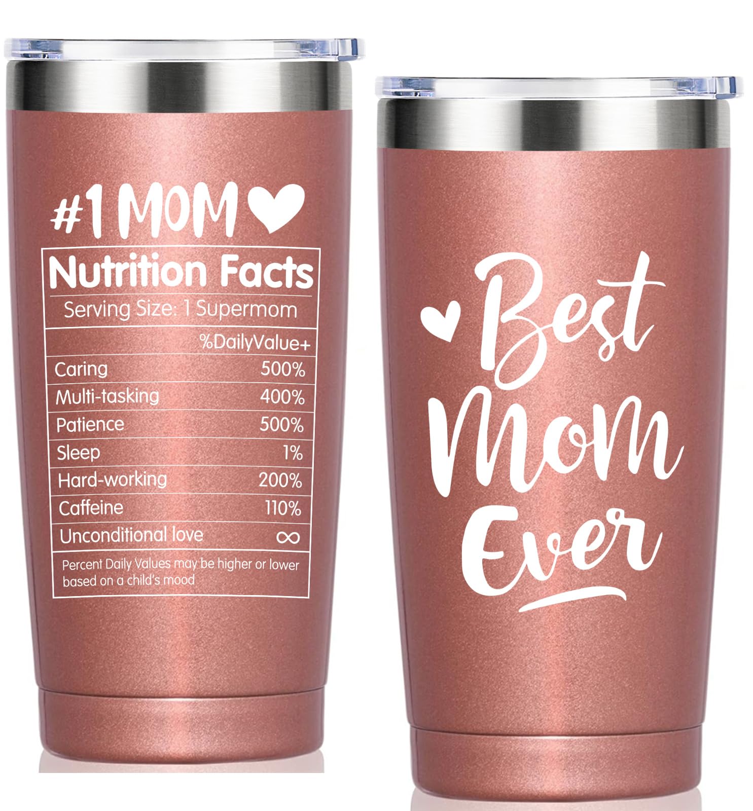 Kpafig Funny Gifts for Mom from Daughter Son Kids, Birthday, Christmas, Mothers Day Gifts for Mother in Law, Wife, First Time, New Mom - Mug Tumbler Cup 20oz
