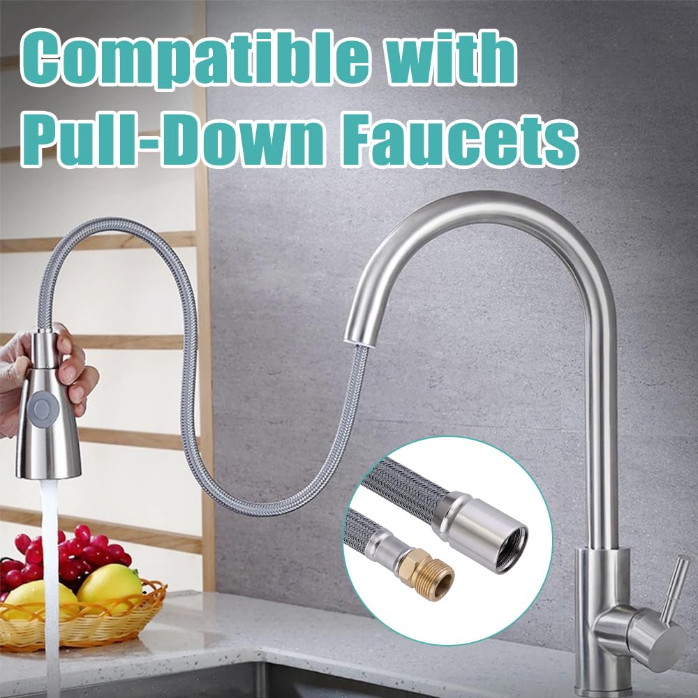 Kitchen Faucet Replacement Hose for American Standard M922367-007220A, Faucet-Supply-Lines, Kitchen Sink Hose Replacement - 59β Hose for Sink Faucet (Faucet Hose)