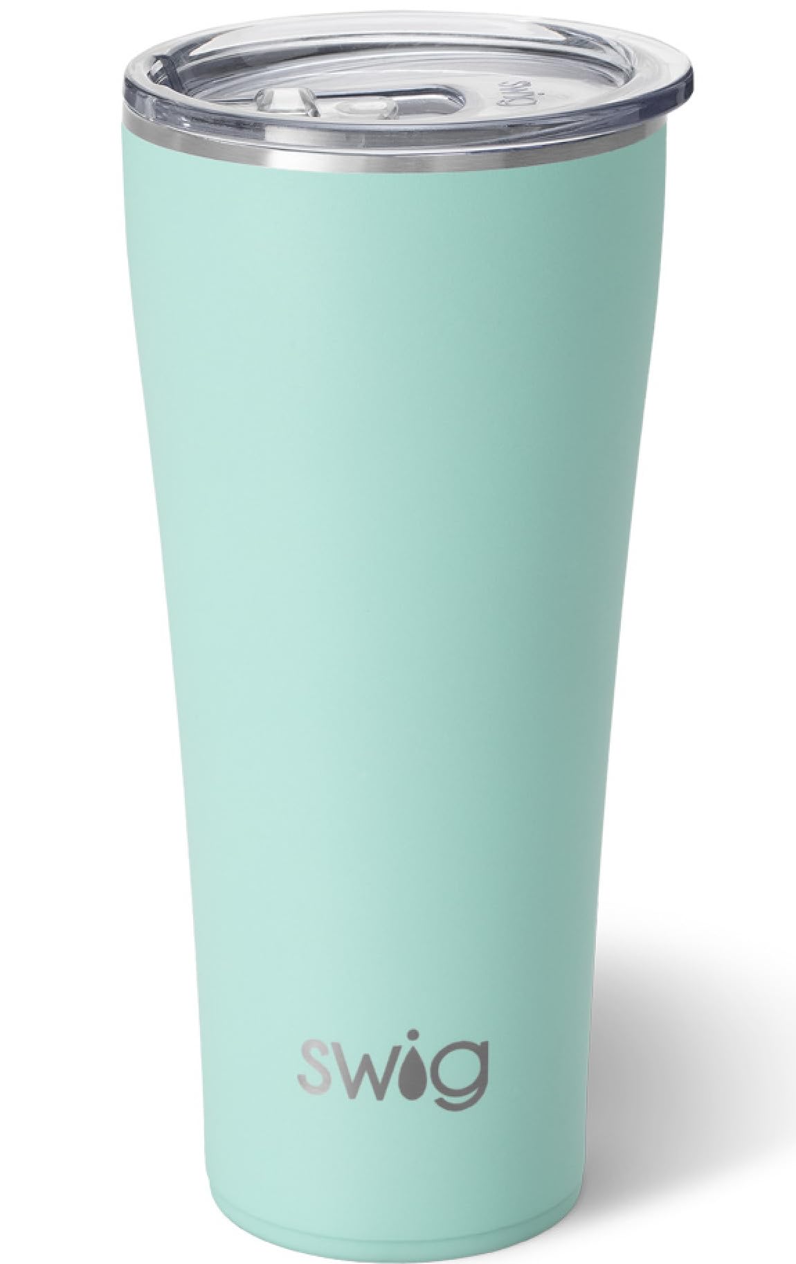Swig Life 32oz Insulated Tumbler, Travel Coffee Tumbler with Lid, Cup Holder Friendly Travel Coffee Mug, Stainless Steel Thermos with Lid (Sea Glass)